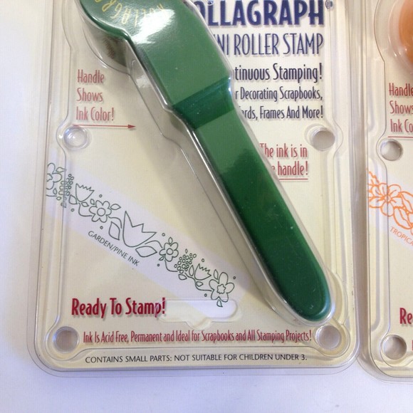 Clearsnap | Office | 2 Vintage Clearsnap Rollagraph Self Inking Roller ...